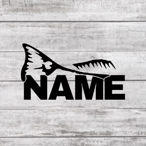 Custom Yeti Redfish Tail Decal ANY Size Yeti Red Drum Decal Red Fish ...