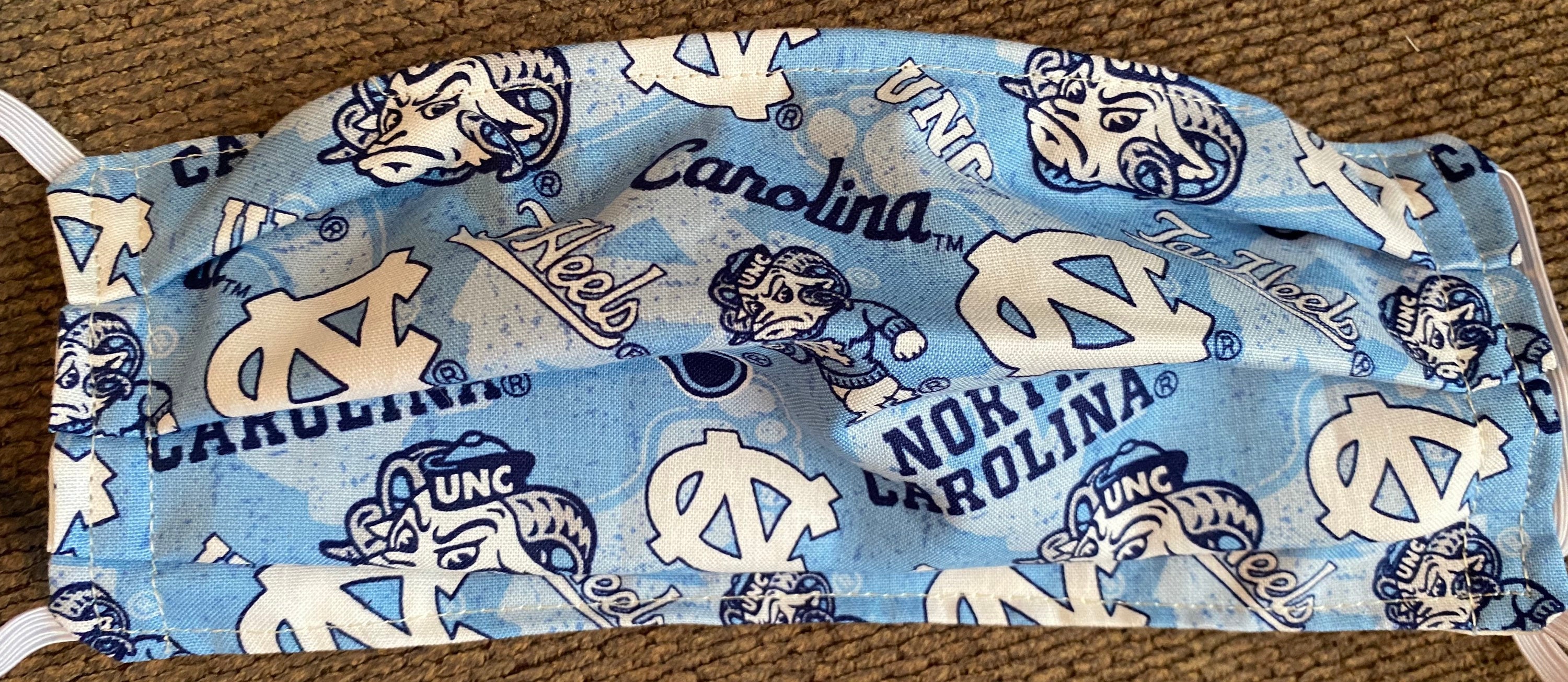 University of North Carolina Face Mask - Etsy