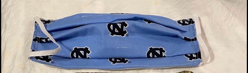 University of North Carolina Face Mask - Etsy