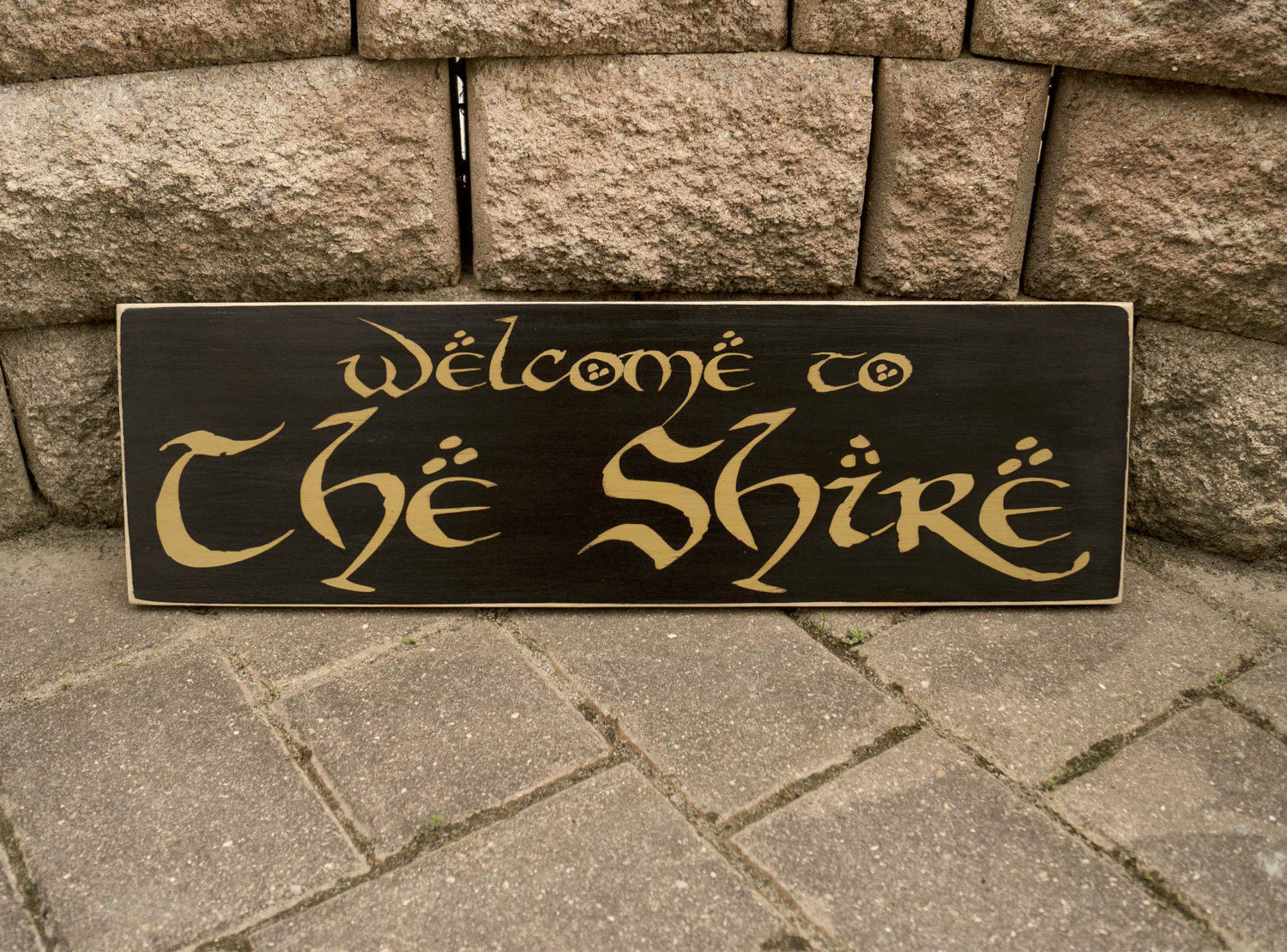 Welcome to The Shire Lord Of The Rings Sign LOTR Hobbits | Etsy