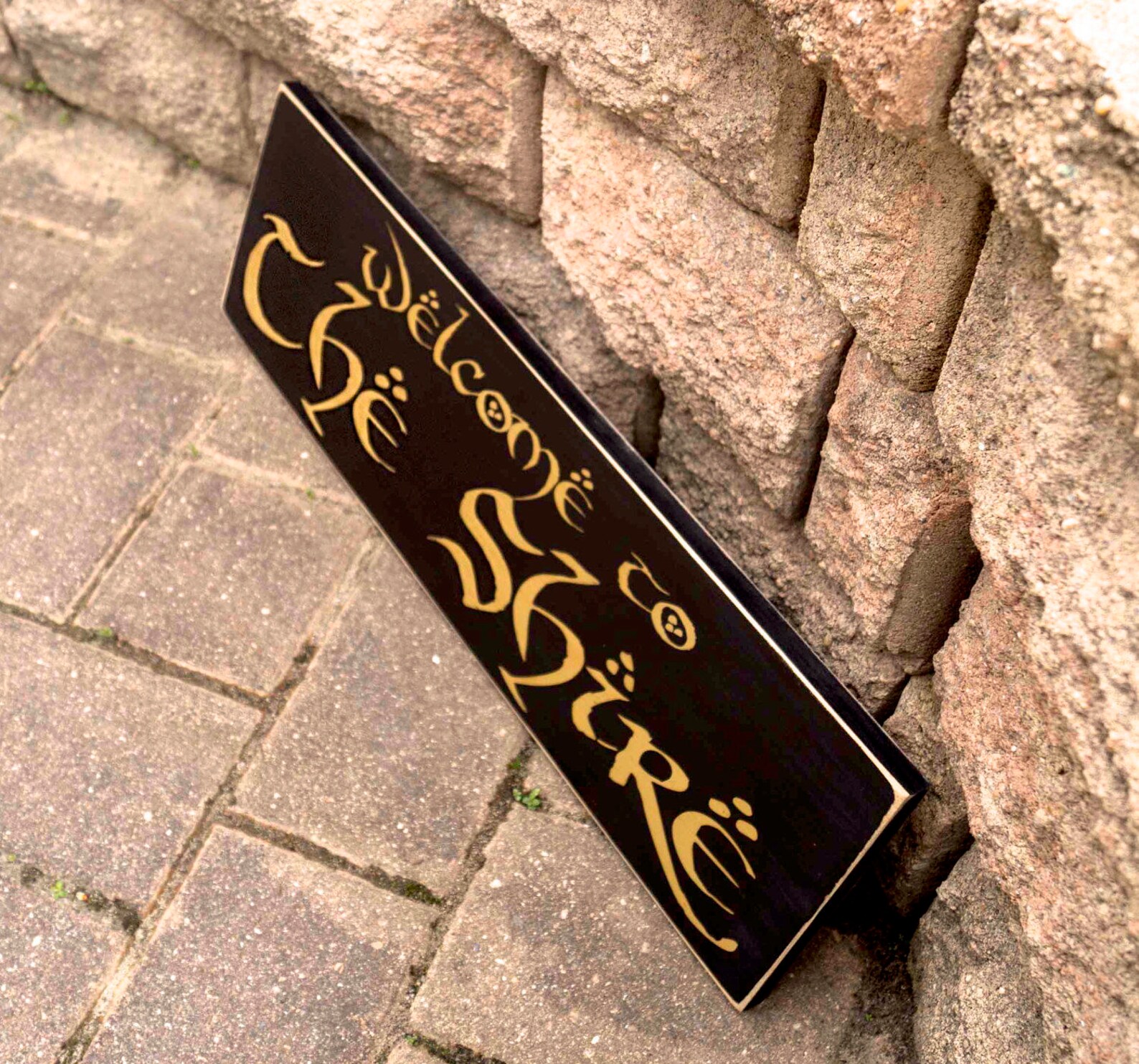 Welcome to The Shire Lord Of The Rings Sign LOTR Hobbits | Etsy