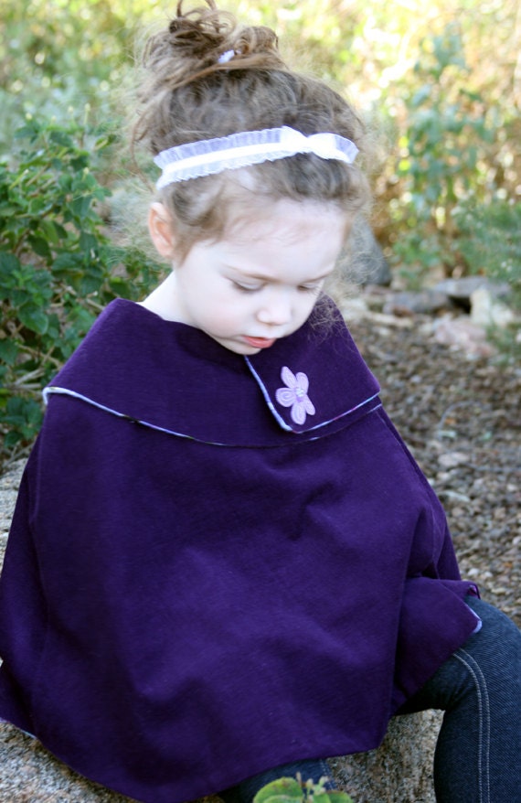 Girls Cowl Neck Cape - Etsy