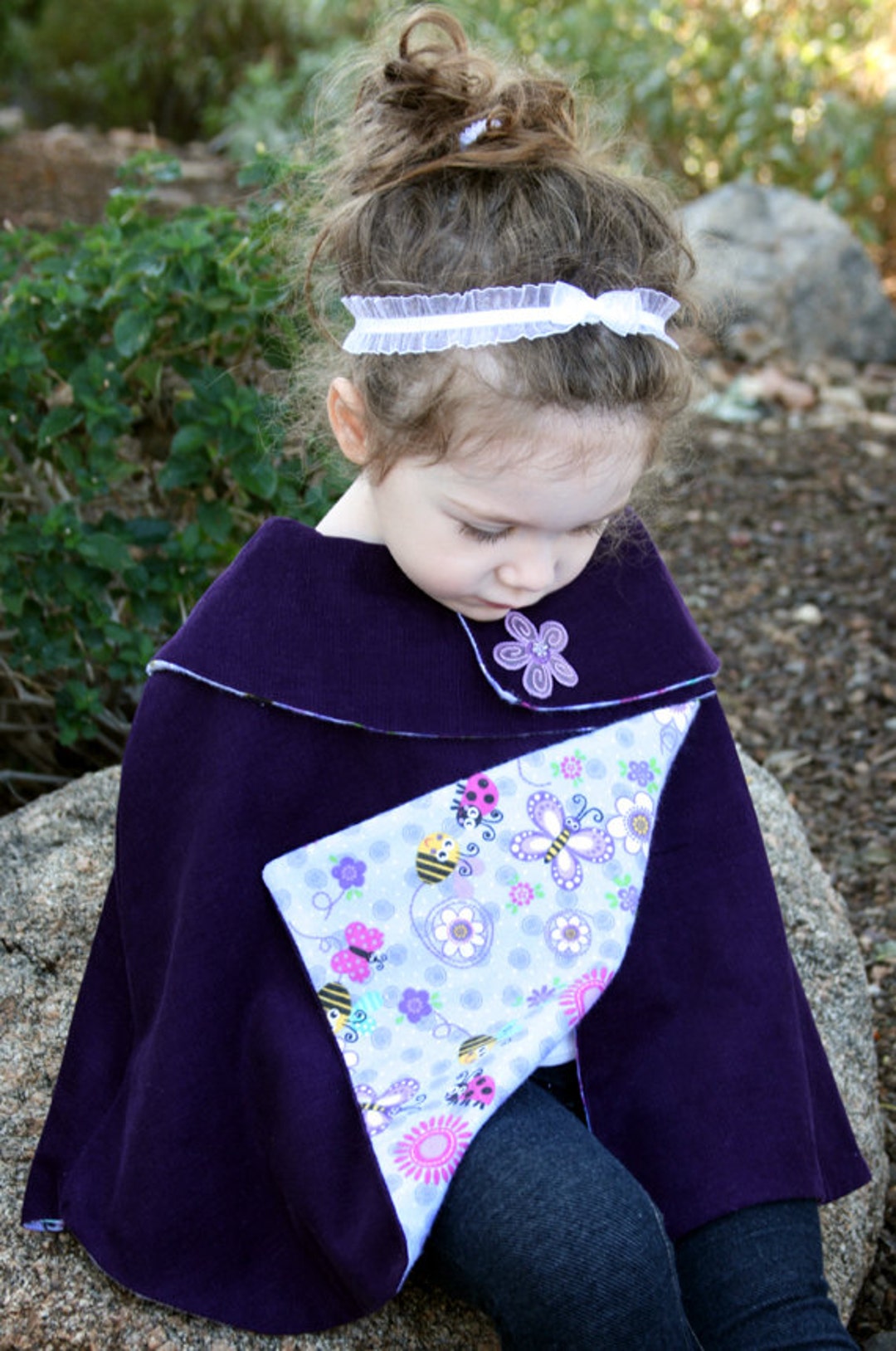 Girls Cowl Neck Cape - Etsy