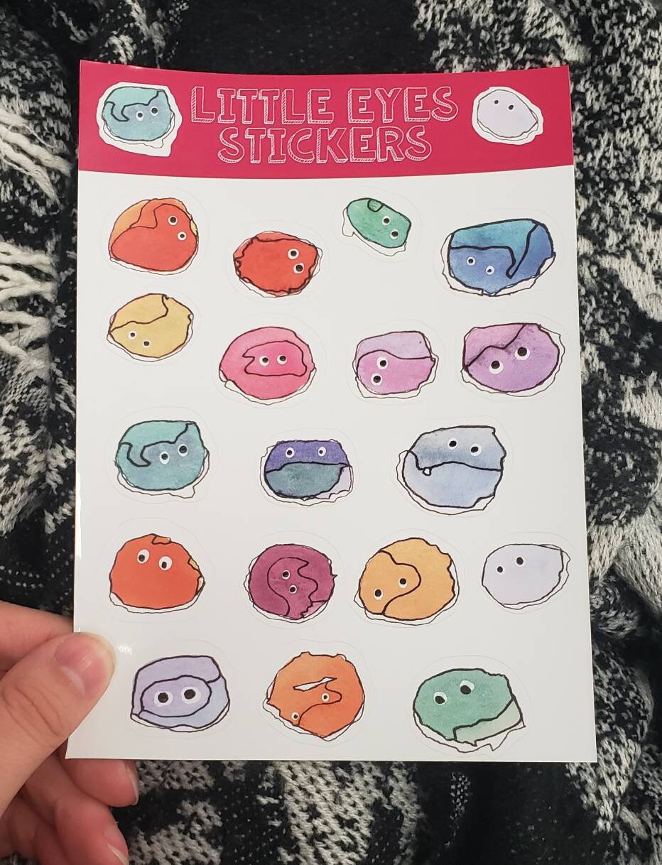 Little Eyes Sticker Pack, 5