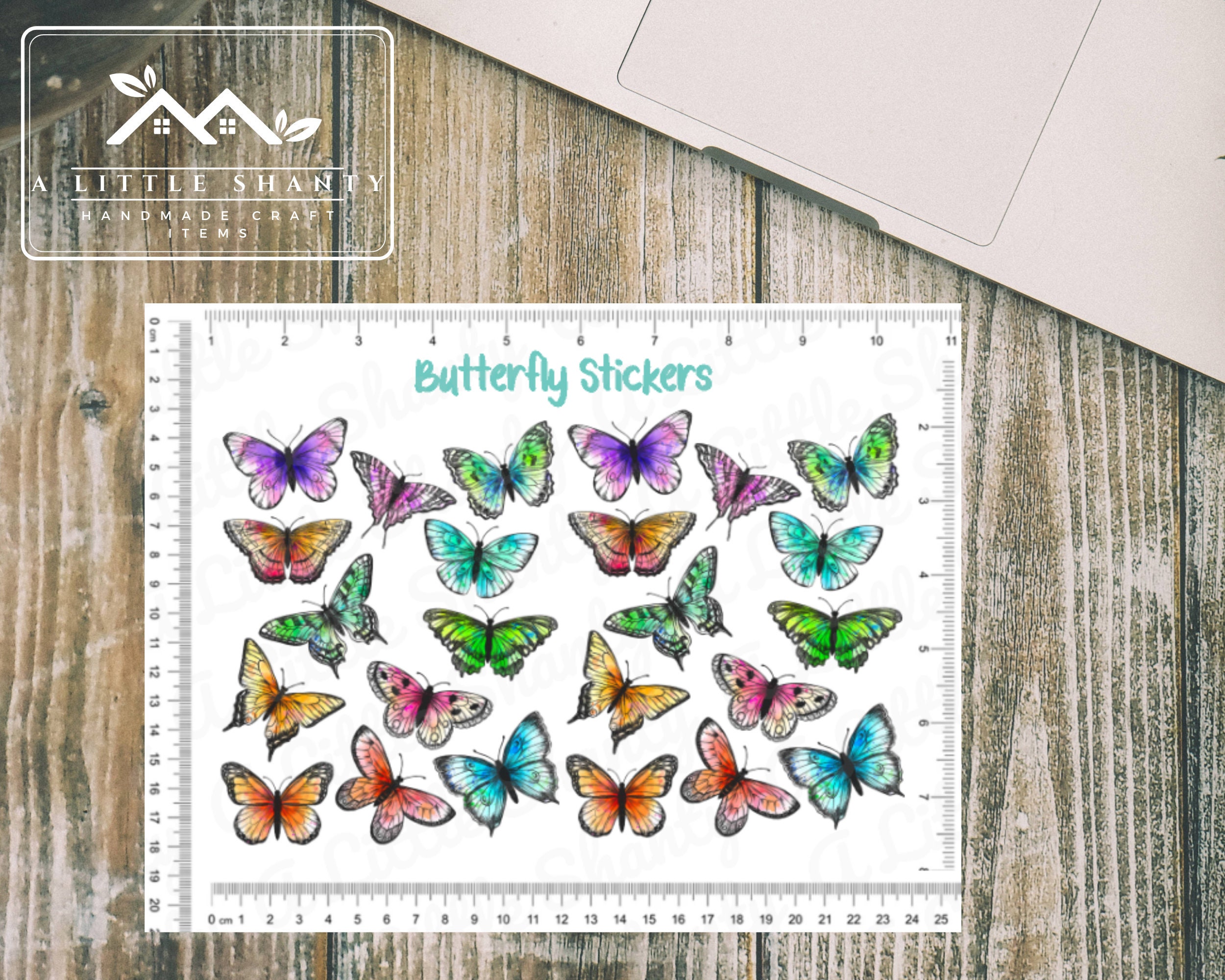 Butterfly Stickers,card Making,scrapbook,planner,journal,butterfly,kids ...