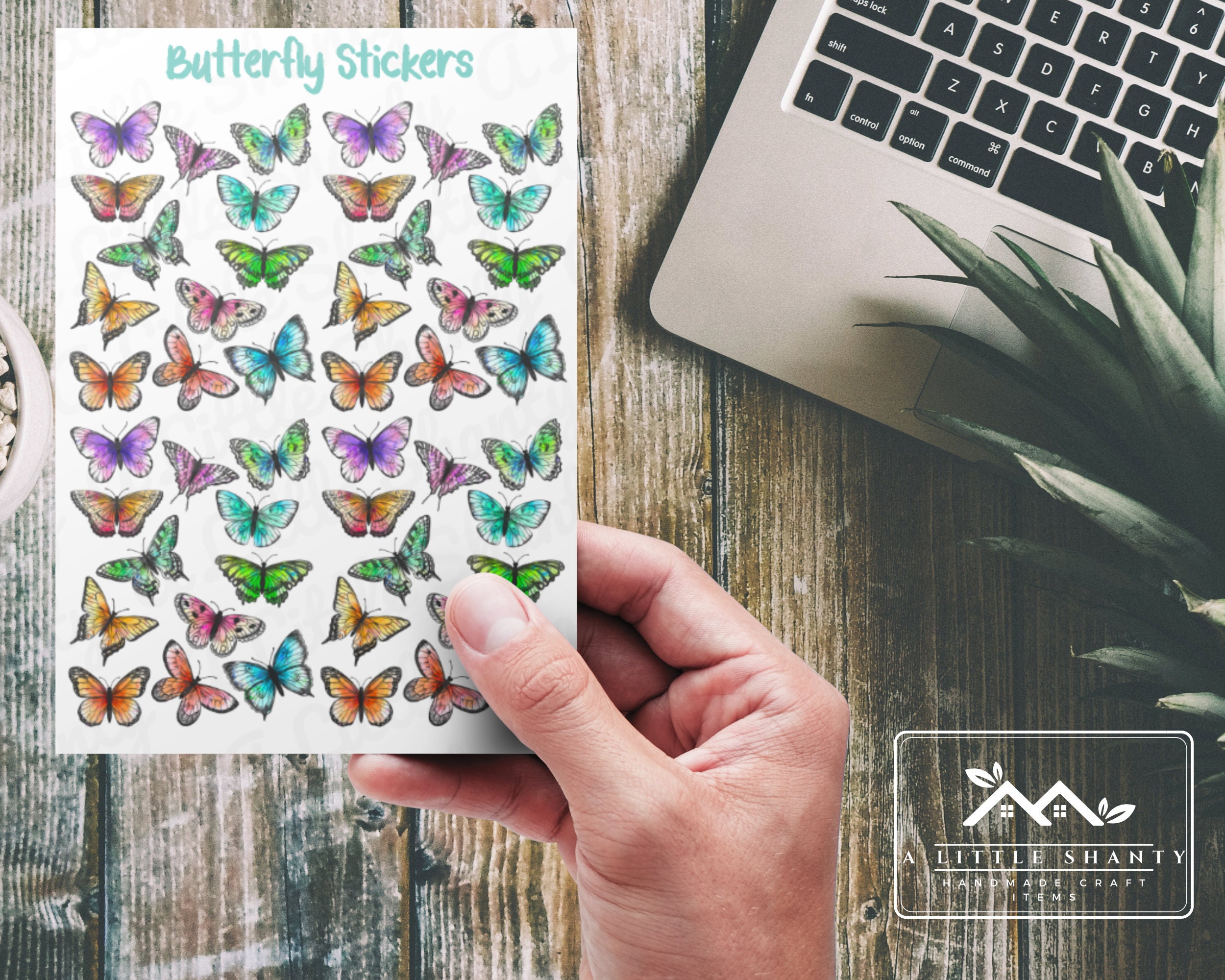 Butterfly Stickers,card Making,scrapbook,planner,journal,butterfly,kids ...