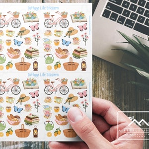 Cottage Life Stickers, Card Making, Scrapbooking, Paper Craft, Gift ...