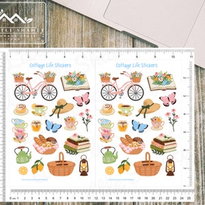 Cottage Life Stickers, Card Making, Scrapbooking, Paper Craft, Gift ...