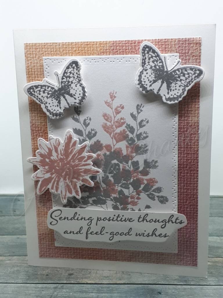 Positive Thoughts Card Made With Stampin up Positive Thoughts Stamp Set ...
