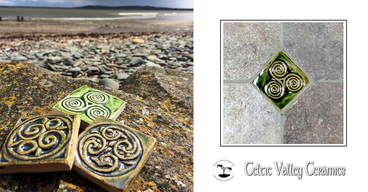 Set 2. Four Wee Tiny Bas Relief Tiles 2 in Four | Etsy