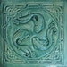 Celtic 'fish of Knowledge' Ceramic Bas Relief Tile in - Etsy Ireland