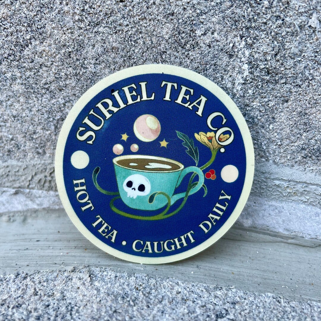ACOTAR Suriel Tea Co. Vinyl Sticker - Etsy