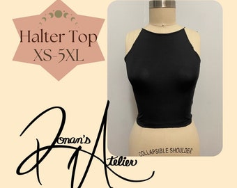 Halter Top Digital Pdf Sewing Pattern - Etsy