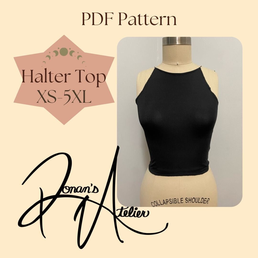 Halter Top PDF Pattern - Etsy