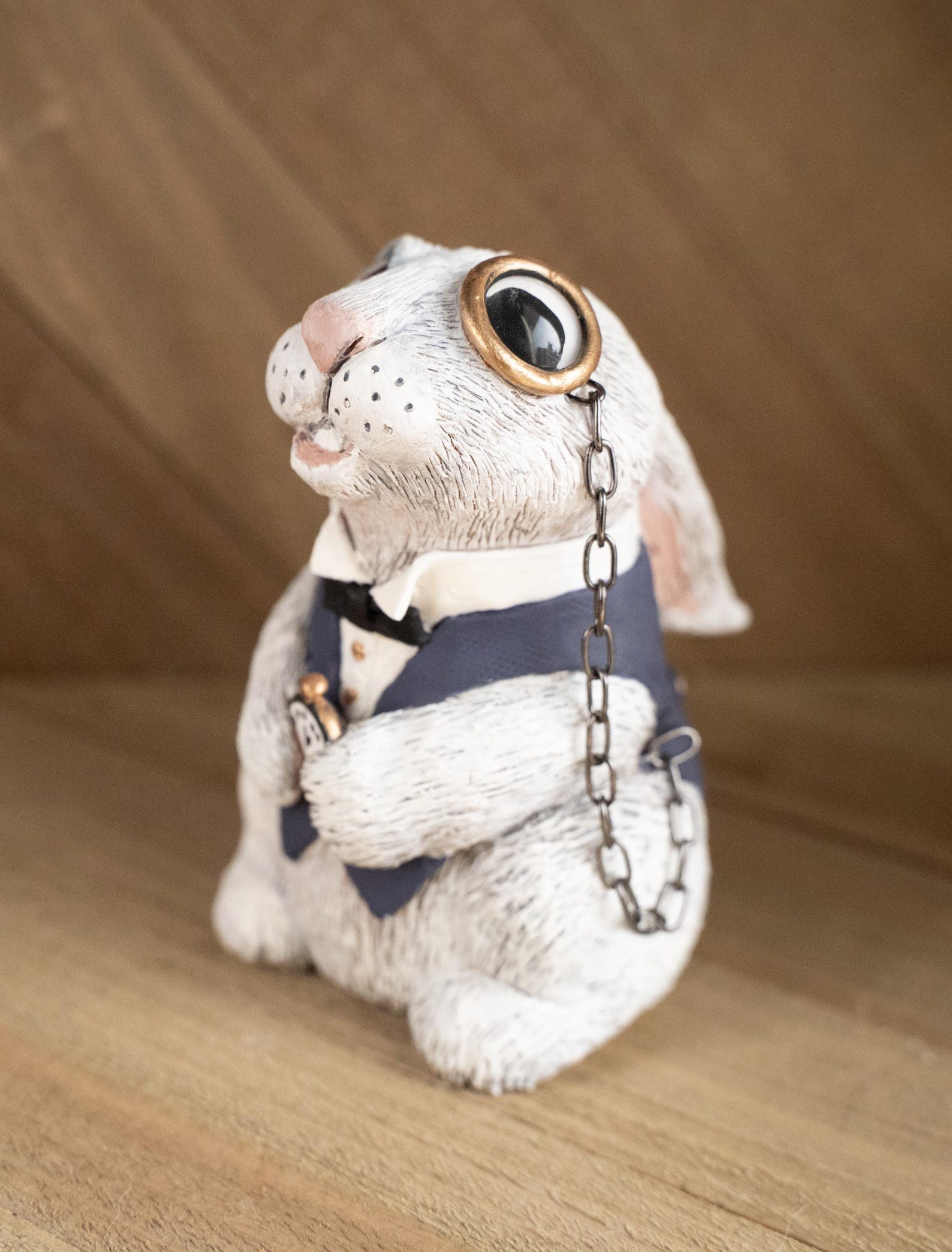 Dandy Rabbit With Monocle, Vest, and Pocket Watch - Alice in Wonderland ...