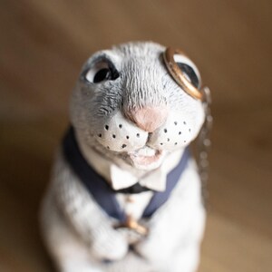 Dandy Rabbit With Monocle, Vest, and Pocket Watch - Alice in Wonderland ...
