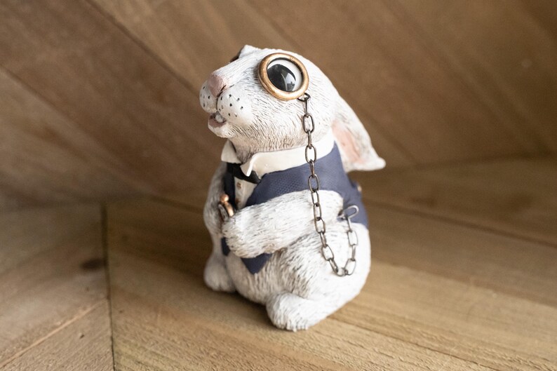 Dandy Rabbit With Monocle, Vest, and Pocket Watch - Alice in Wonderland ...