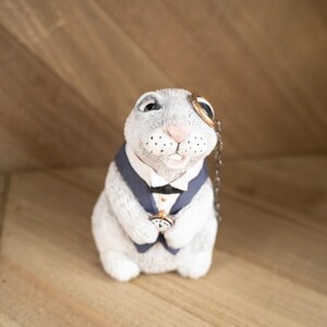 Dandy Rabbit With Monocle, Vest, and Pocket Watch - Alice in Wonderland ...