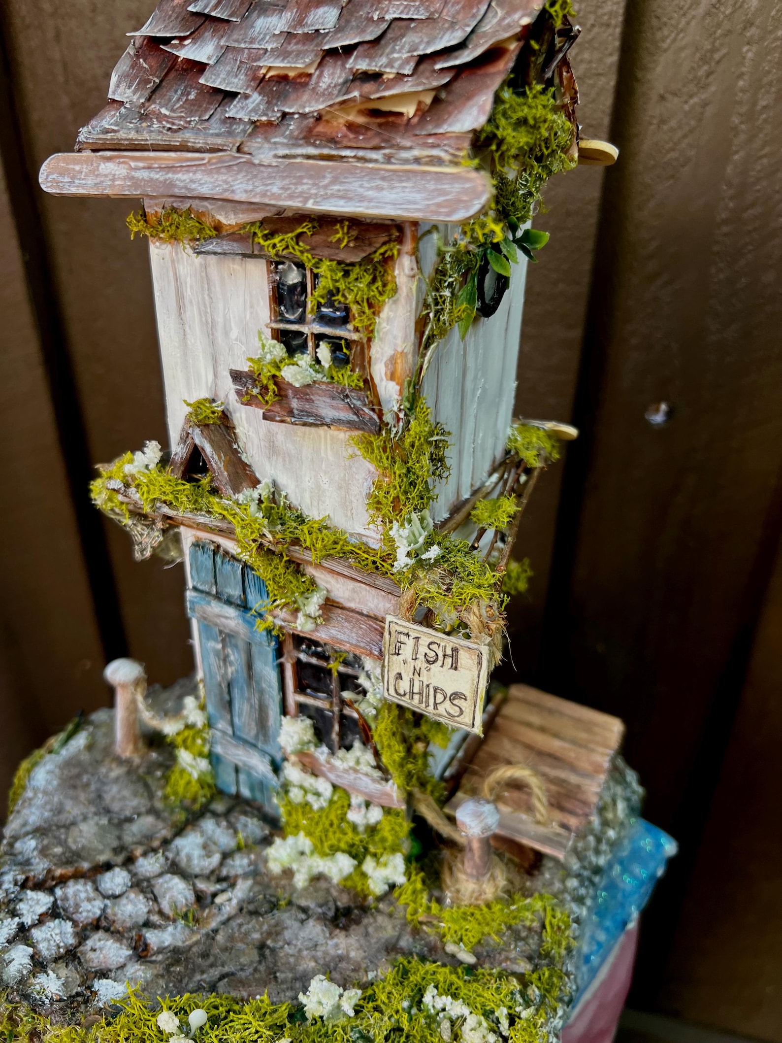 One of a Kind Miniature Dollhouse Cottage - Etsy