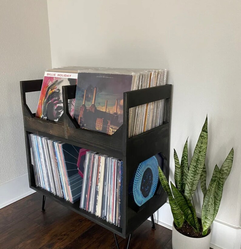 The Deluxe Vinyl Record Storage : Elevate Your Space - Etsy