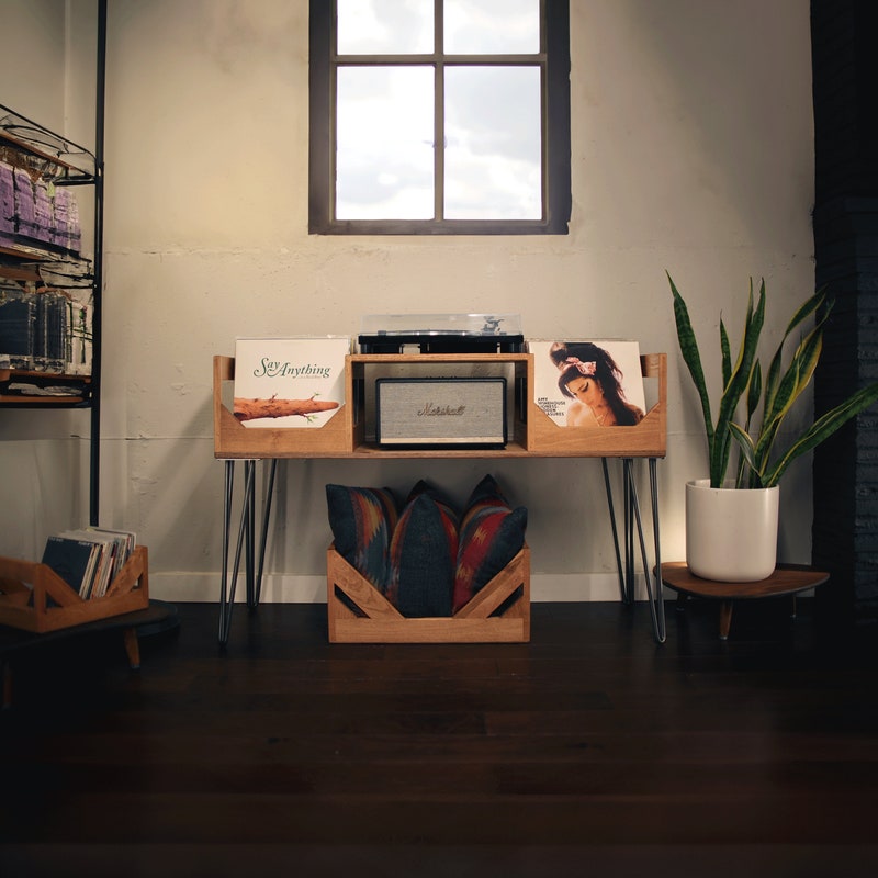 Record Player Stand - Etsy UK