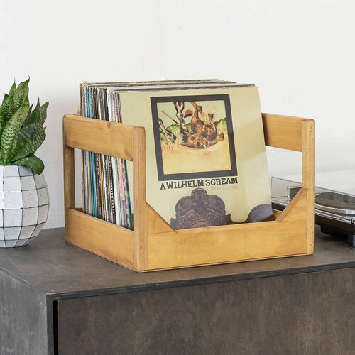 7-inch Record Storage Crate - Etsy