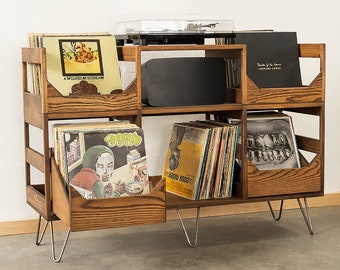 The Turntable Station: Vinyl Record Storage | Etsy Canada