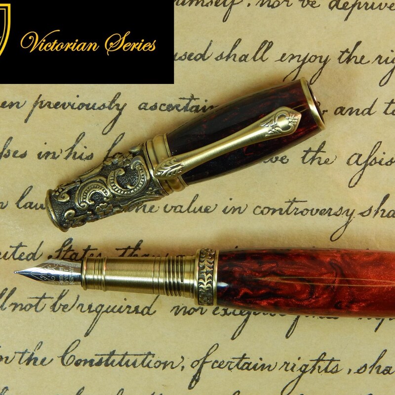 Victorian Fountain Pen - Etsy