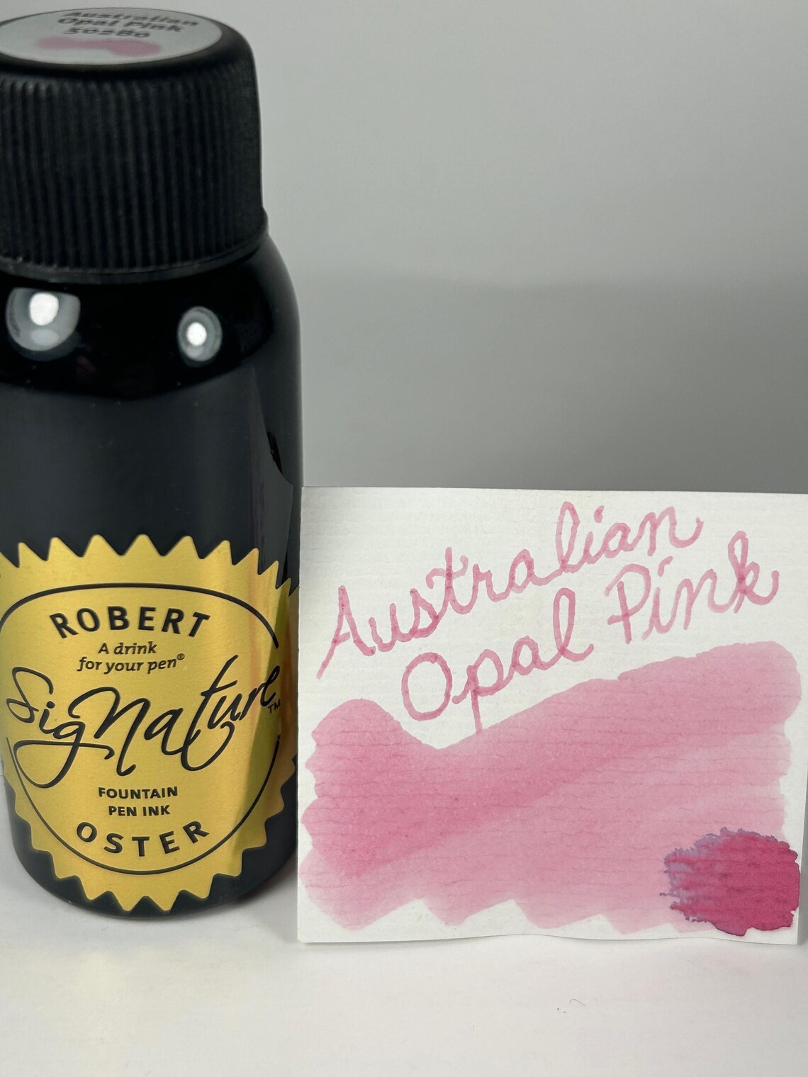 Robert Oster Fountain Pen Ink 50ml - Australian Opal Pink - Standard ...