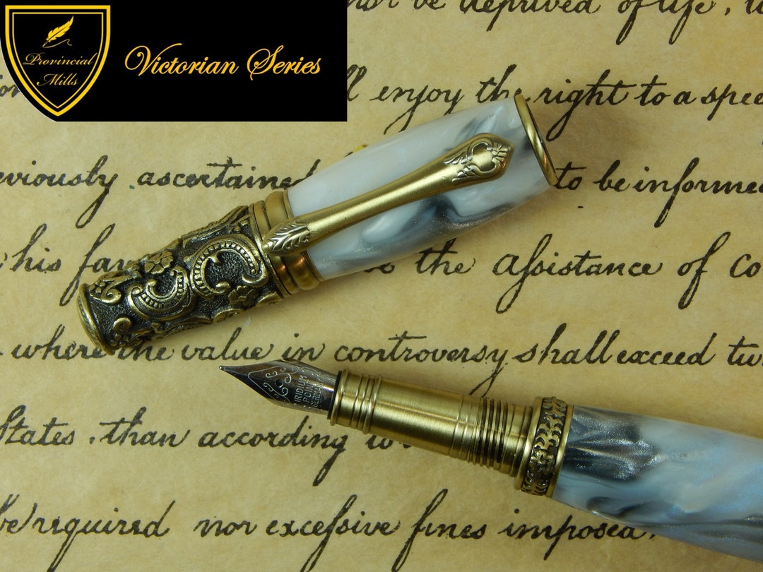 Victorian Fountain Pen Winter Solstice Acrylic FP10114 - Etsy