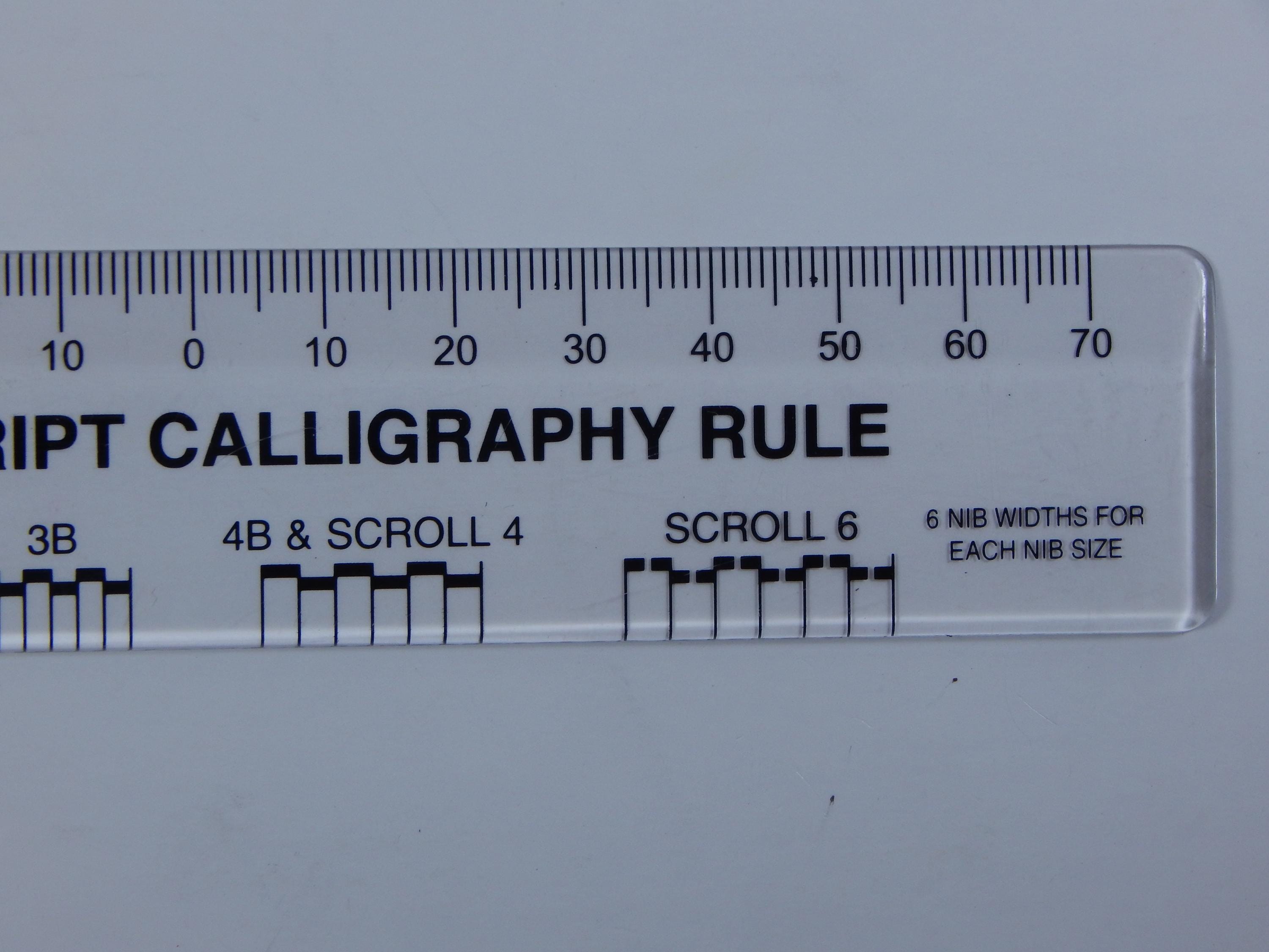 Manuscript Calligraphy Ruler - MC360B - Etsy