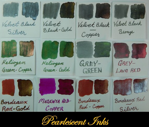 Pen Ink Color Shade