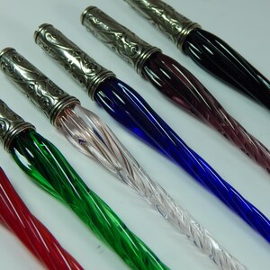 Bortoletti Murano Glass Dip Pen With Bronze Nib Holder Set - SET03S - Etsy