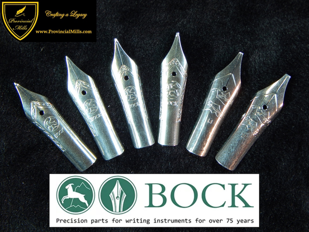 Bock 180 Steel Fountain Pen Nibs 5 Six Tips to Choose From - Etsy