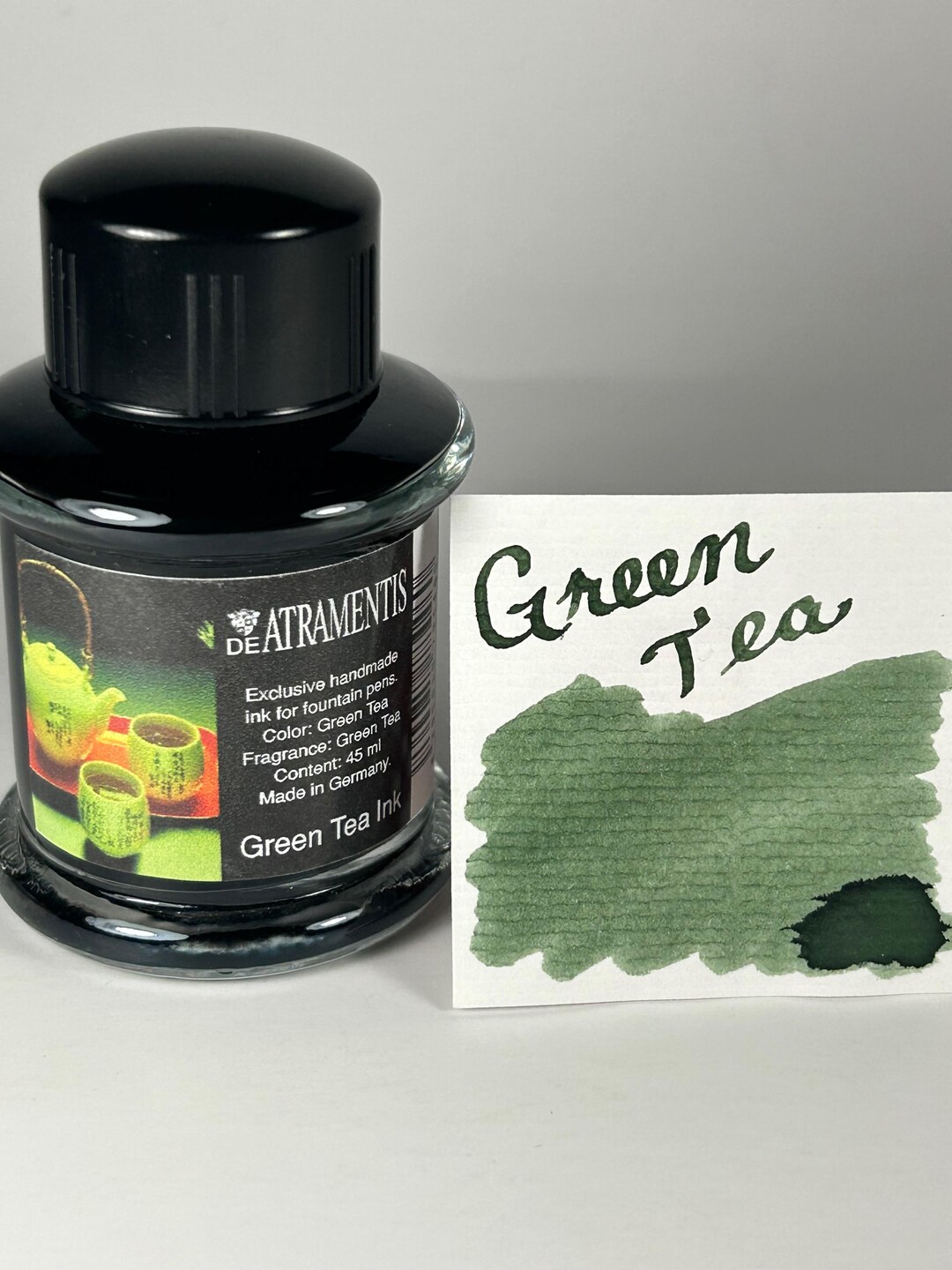 De Atramentis Fountain Pen Ink 45ml - Green Tea - Scented Ink - Etsy