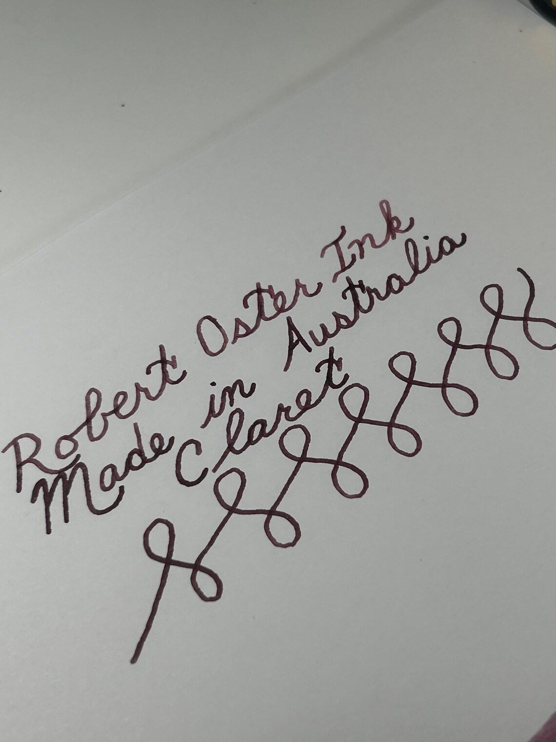 Robert Oster Fountain Pen Ink 50ml - Claret - Standard Ink - Etsy