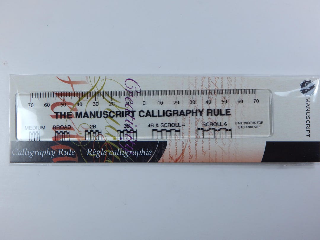 Manuscript Calligraphy Ruler - MC360B - Etsy