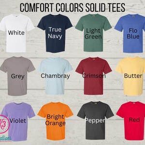 Custom Fabric Applique School T-shirt, Comfort Colors Team Spirit Wear ...