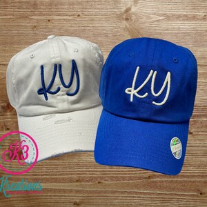 Kentucky KY Puff Embroidered Ball Cap, State Gift - Etsy