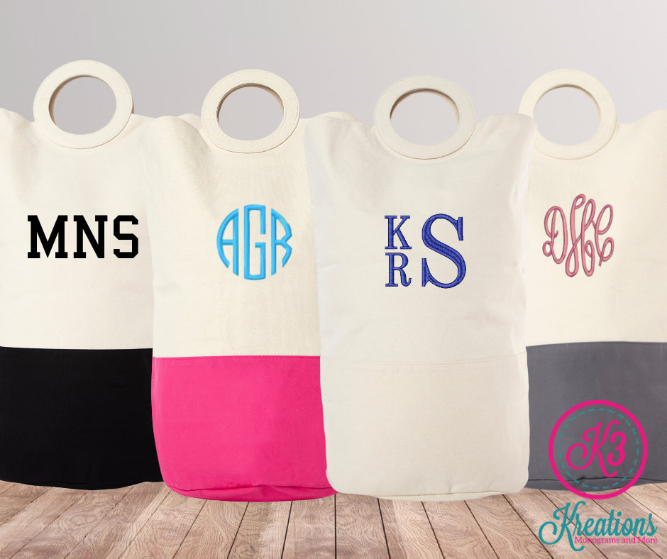 Canvas Laundry Hamper Laundry Storage Personalized Laundry - Etsy