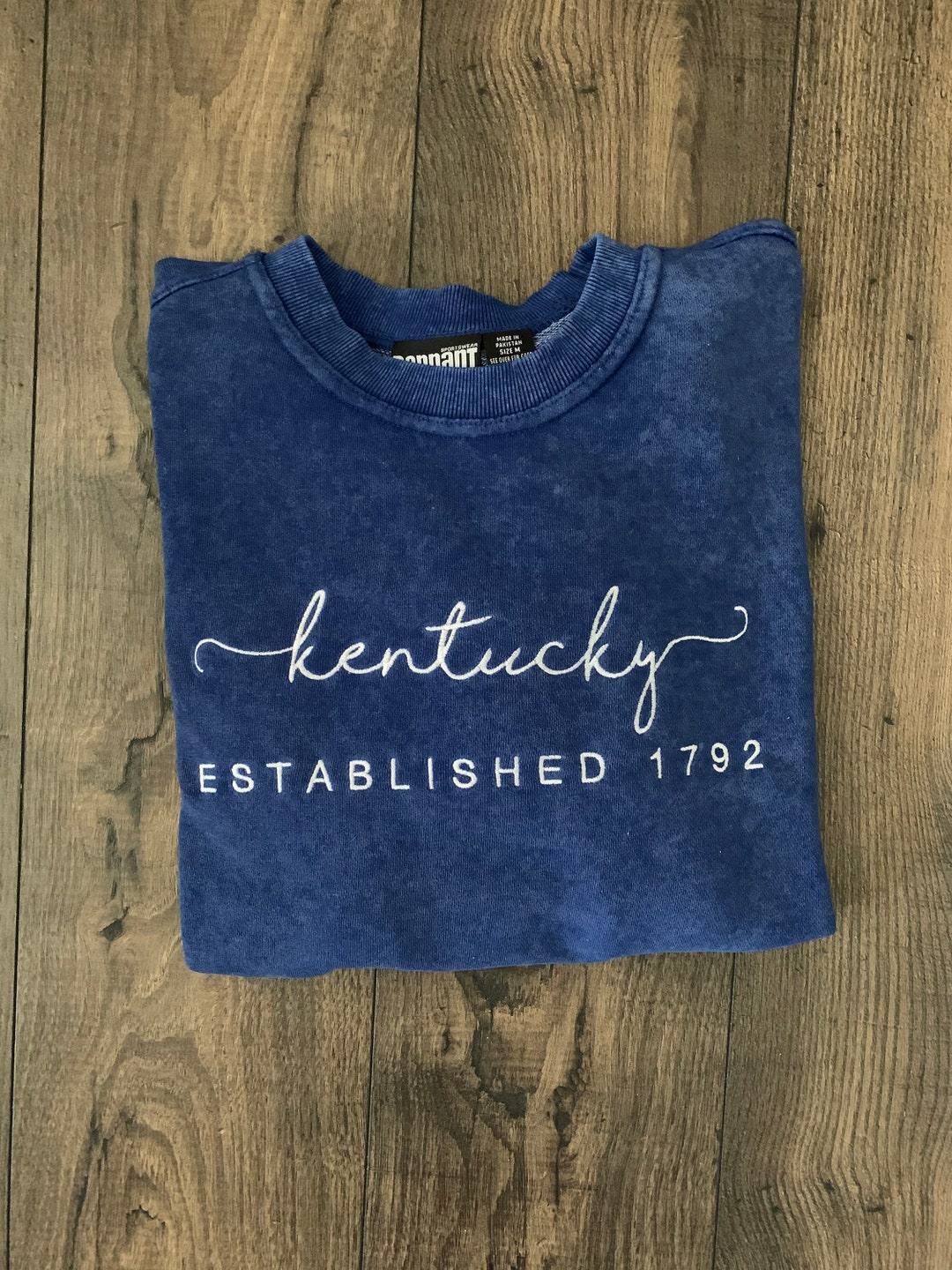 Sand Wash Kentucky Established Crewneck Sweatshirt, Kentucky Pullover ...