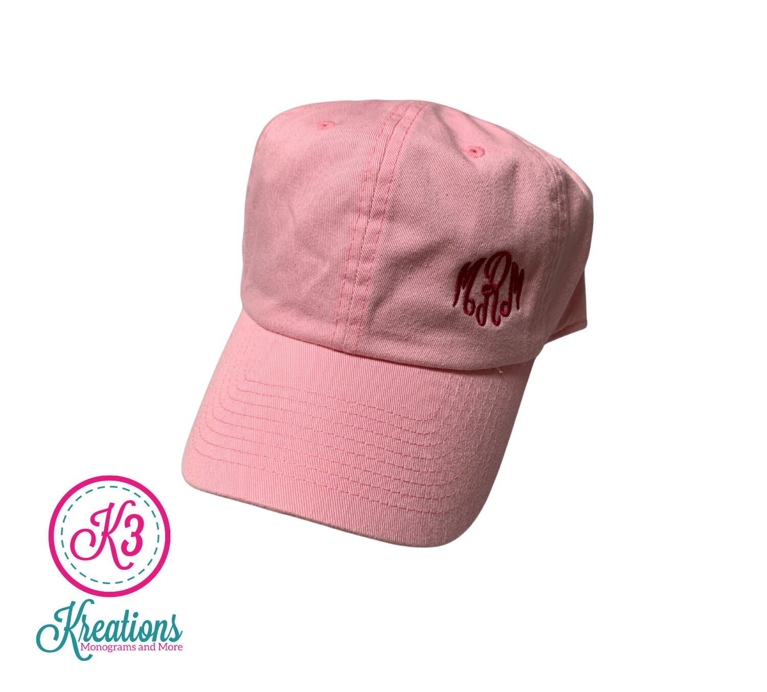Embroidered Side Monogram Ball Cap, Custom KBETHOS Hat - Etsy