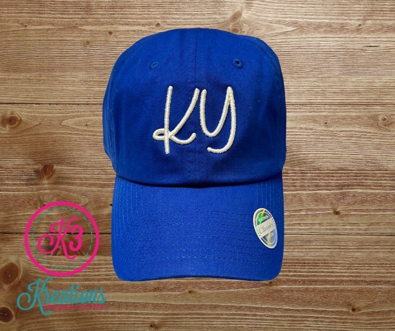 Kentucky KY Puff Embroidered Ball Cap, State Gift - Etsy
