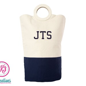 Canvas Laundry Hamper, Laundry Storage, Personalized Laundry Bag ...