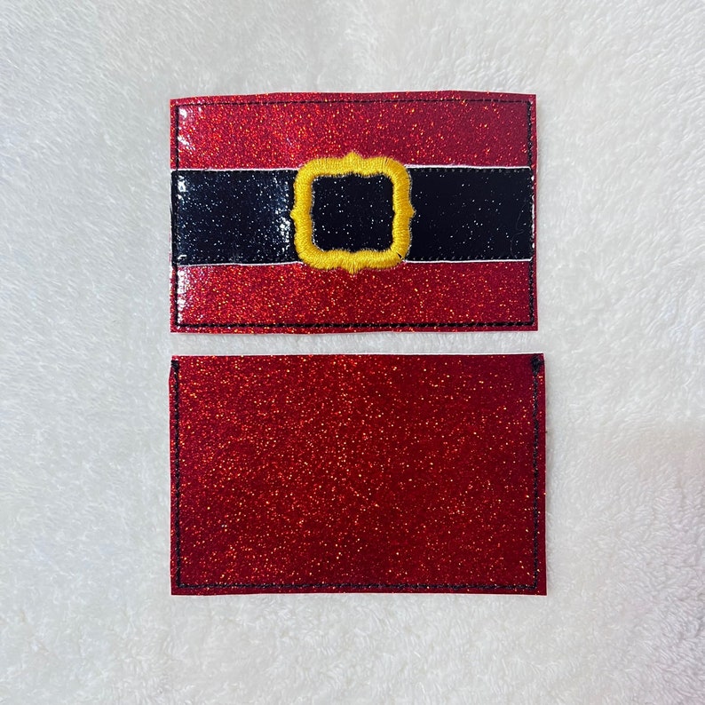 Gift Card Holder - Santa's Belt - Etsy
