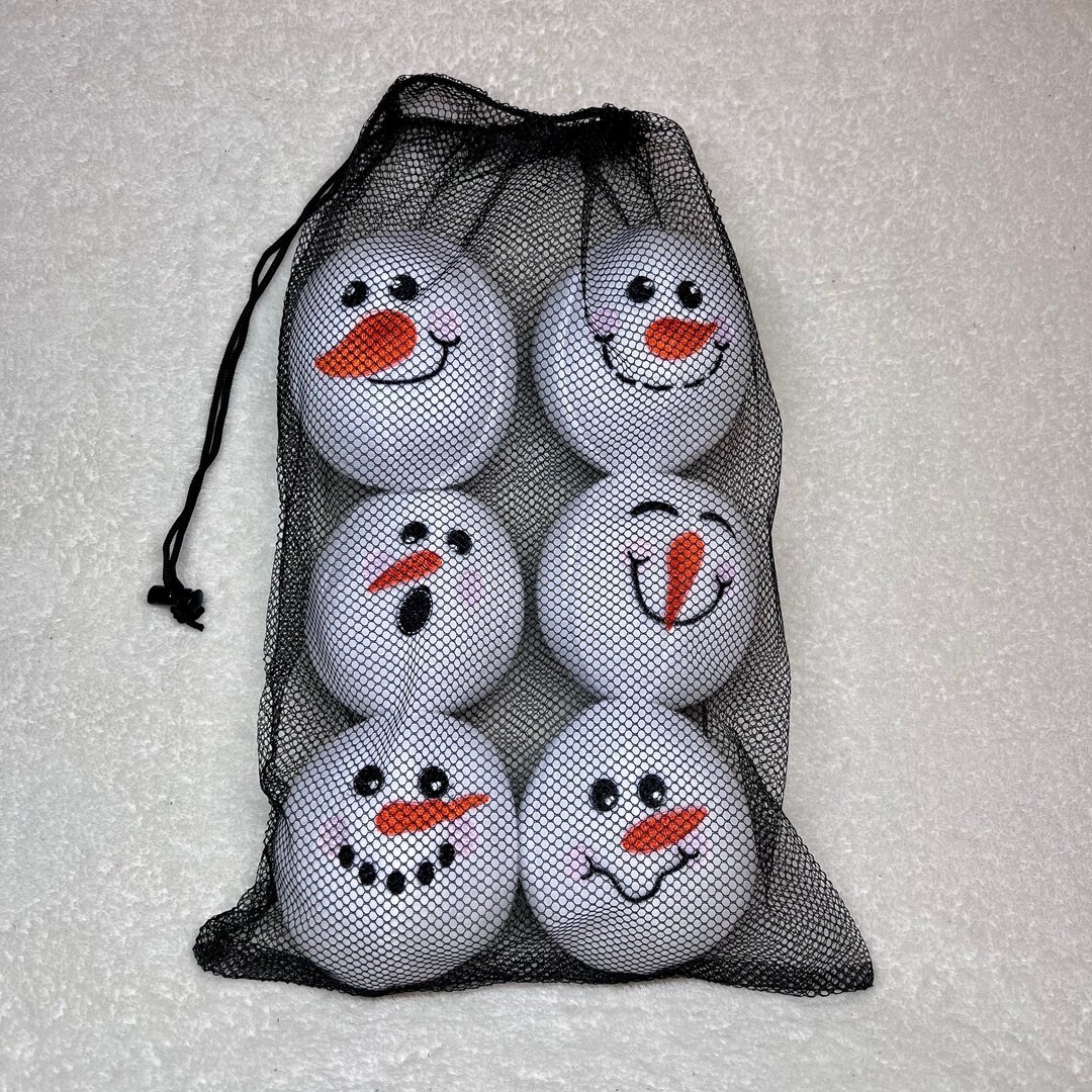 Snowball Six Pack With Mesh Bag - Etsy