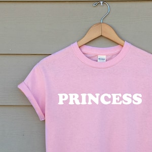PRINCESS SHIRT - White and Pink Shirt - Tumblr Shirt - Etsy