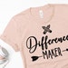 Difference Maker Shirt / Teacher Shirt / Special Ed Teacher Shirt ...