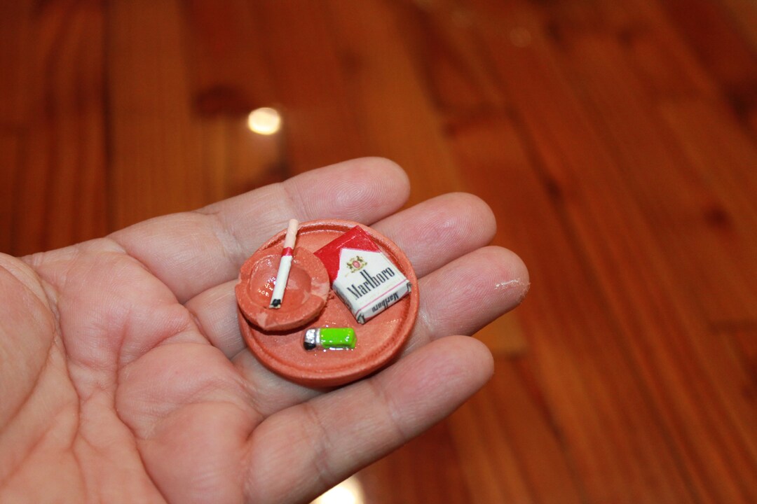 Mini Cigarette Plate / Resin Cigarette / Mini Offerings / Mini Altars ...