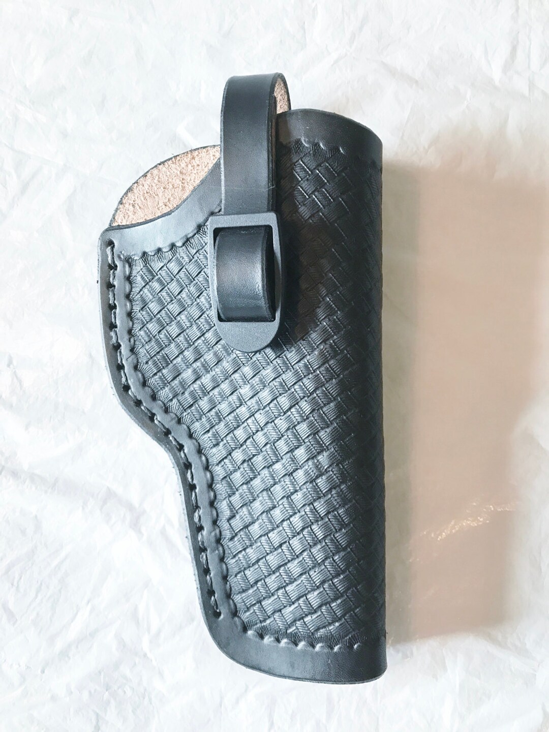 Hand Tooled Semi-automatic Leather Holster(made in Montana)adjustable ...